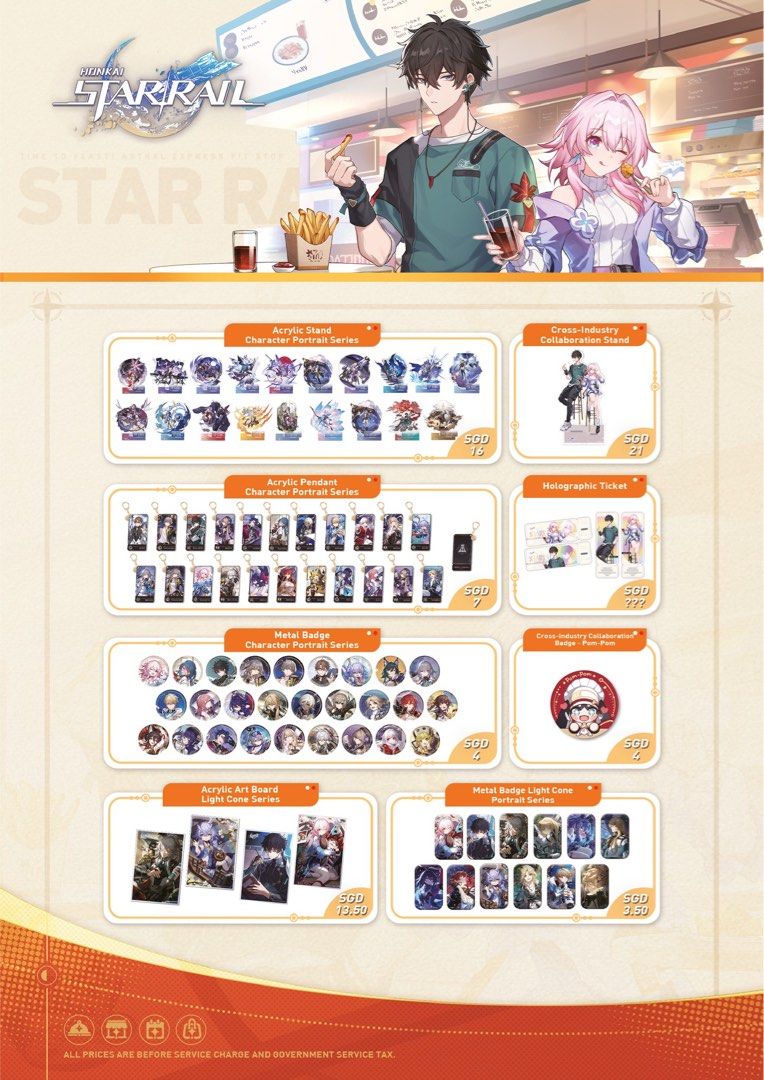 [PO] Honkai: Star Rail x Kith Collaboration Merchandise, Hobbies & Toys ...