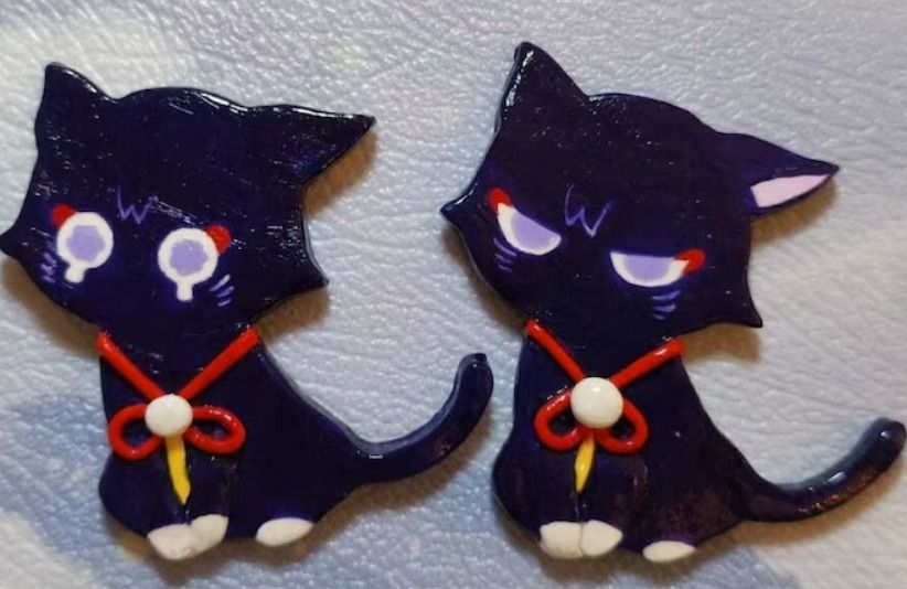 [PO] Pantalone , Paimon, Scaramouche Cat clay figurine, Hobbies & Toys ...