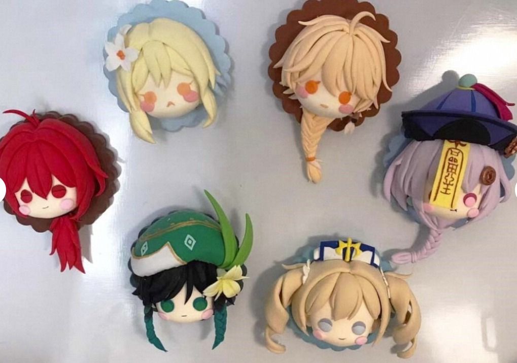 [PO] Pantalone , Paimon, Scaramouche Cat clay figurine, Hobbies & Toys ...