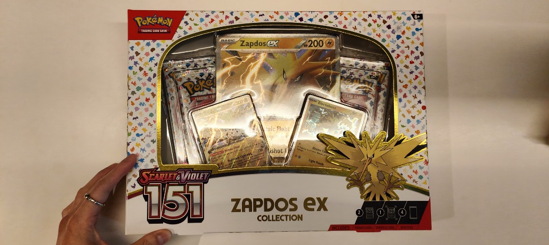 Pokemon 151 Zapdos EX Collection Eng, Hobbies & Toys, Toys & Games on ...