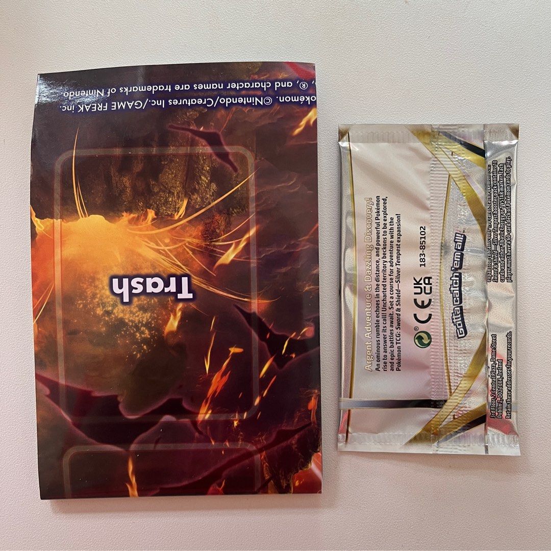 Pokemon Sword & Shield Silver Tempest Fun Pack Game Cards, Hobbies ...