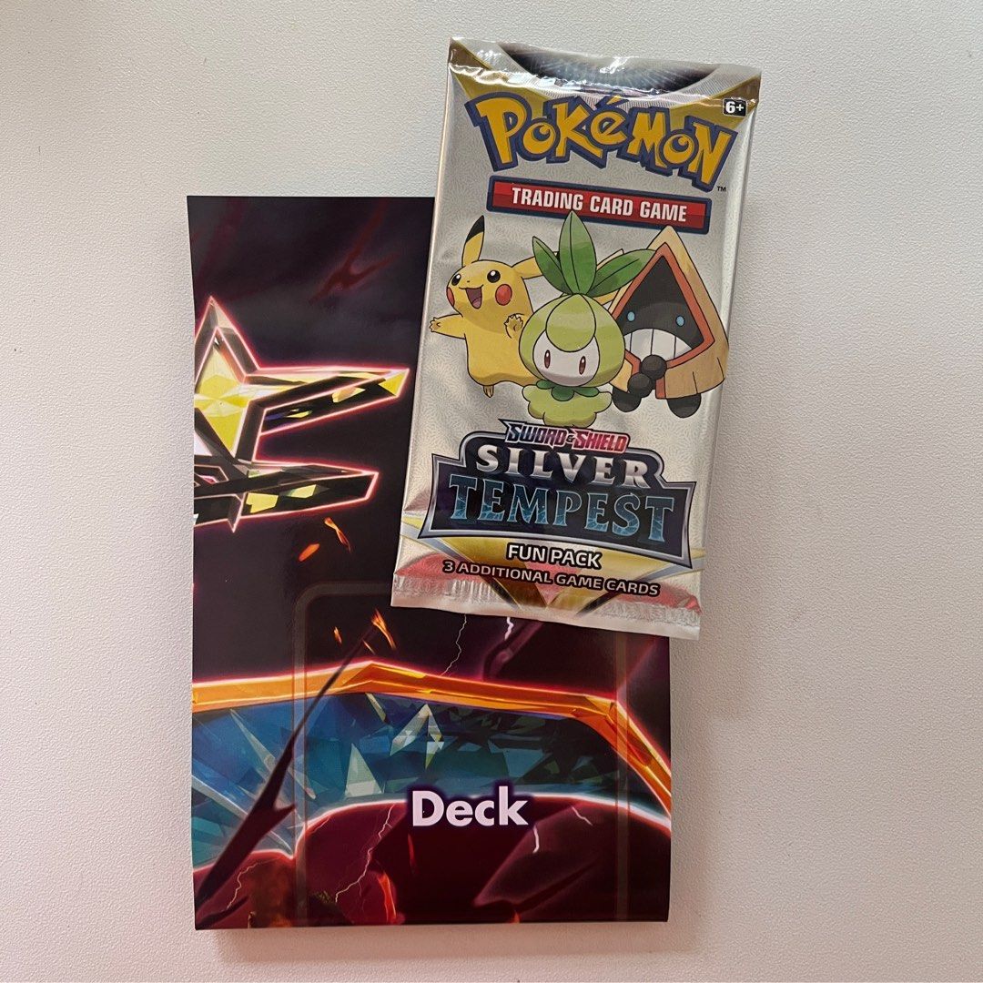 Pokemon Sword & Shield Silver Tempest Fun Pack Game Cards, Hobbies ...