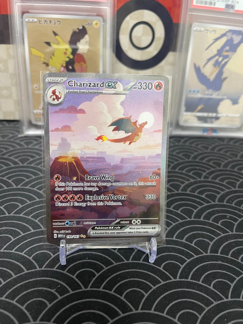 Pokemon TCG 151 Charizard ex - 199/165 - Special Illustration Rare Scarlet & Violet, Hobbies ...