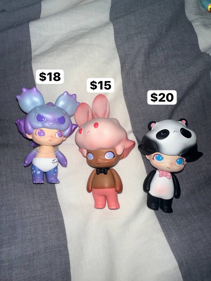 Popmart Dimoo Fairytale Animals Panda Rabbit Dragon, Hobbies & Toys ...