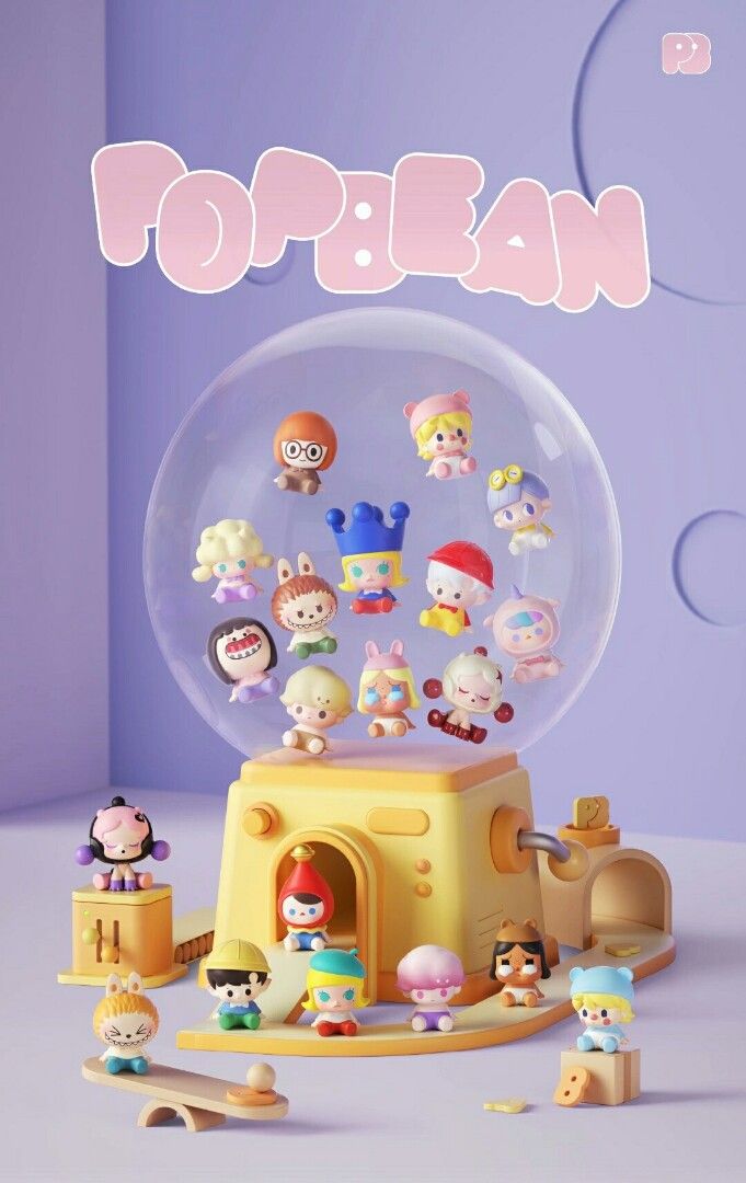 [PO Confirm Design] PopMart PopBean Classic Sitting Series, Hobbies ...