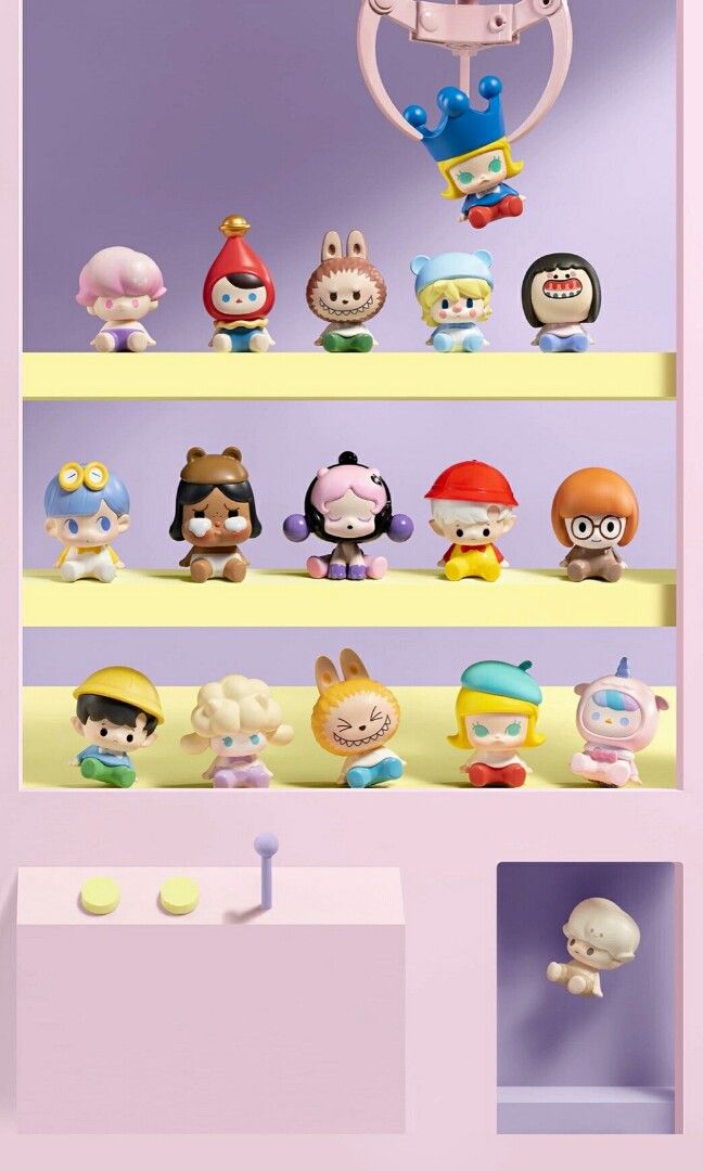 [PO Confirm Design] PopMart PopBean Classic Sitting Series, Hobbies ...