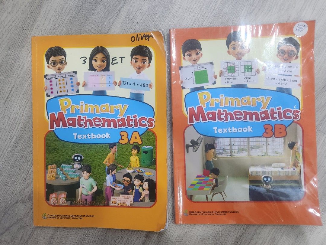 Primary 3 Mathematics Textbook 3A and 3B by Star Publishing, Hobbies ...