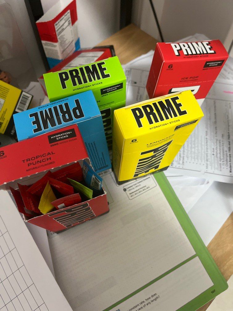 prime stick 6$ per stick, Food & Drinks, Beverages on Carousell