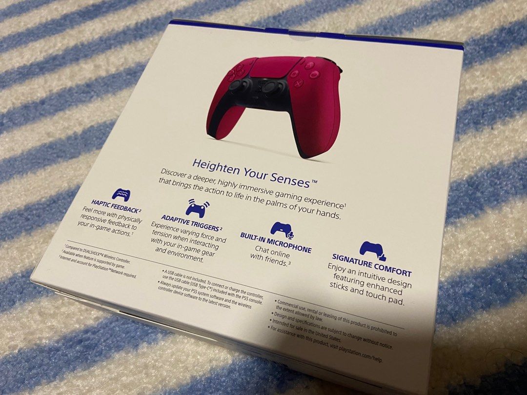 PS5 Controller DualSense Wireless Cosmic Red, Video Gaming, Gaming ...
