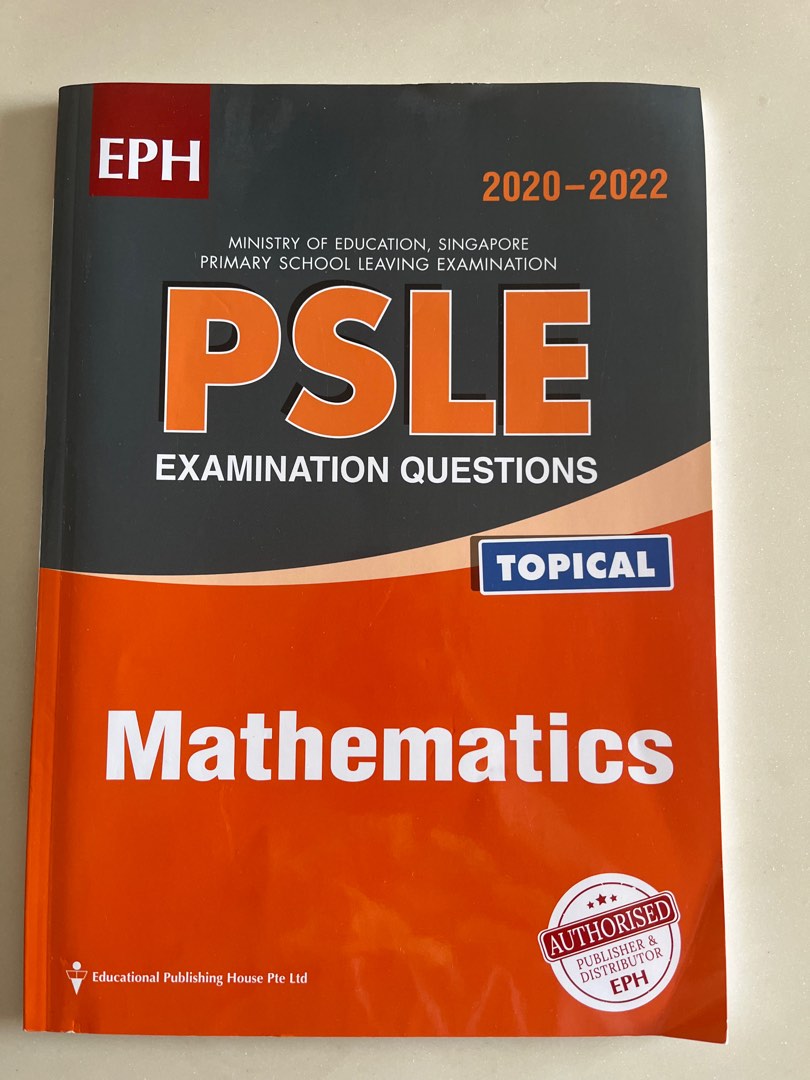 PSLE examination question topical Mathematics 2020-2022, Hobbies & Toys ...