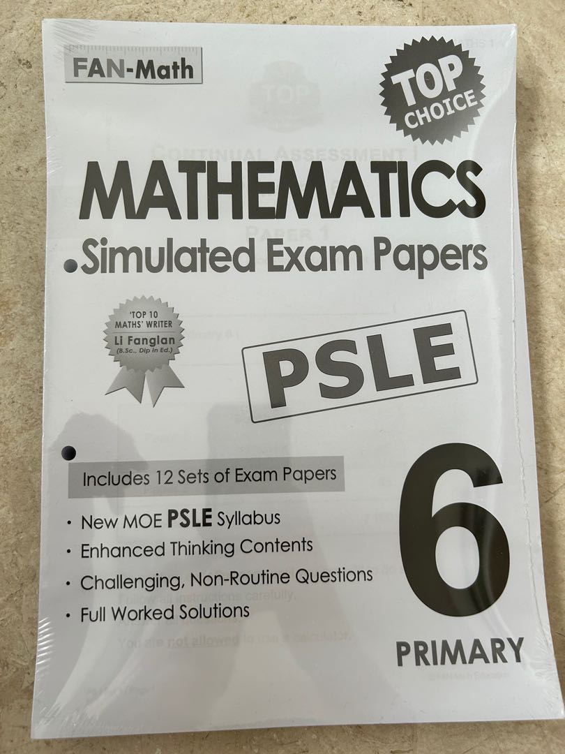 PSLE Maths, Hobbies & Toys, Books & Magazines, Assessment Books on ...