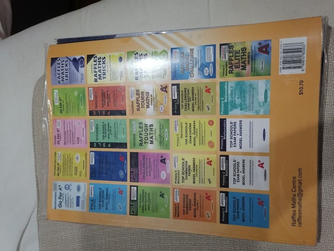 PSLE MATHS BOOKS Raffles tough math, Hobbies & Toys, Books & Magazines ...