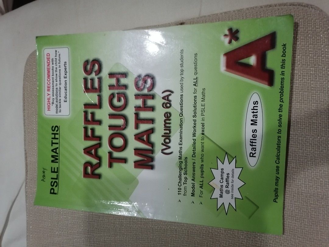 PSLE MATHS BOOKS Raffles tough math, Hobbies & Toys, Books & Magazines ...