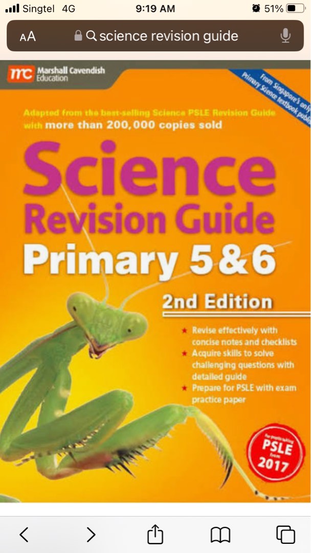 Psle science revision book, Hobbies & Toys, Books & Magazines ...
