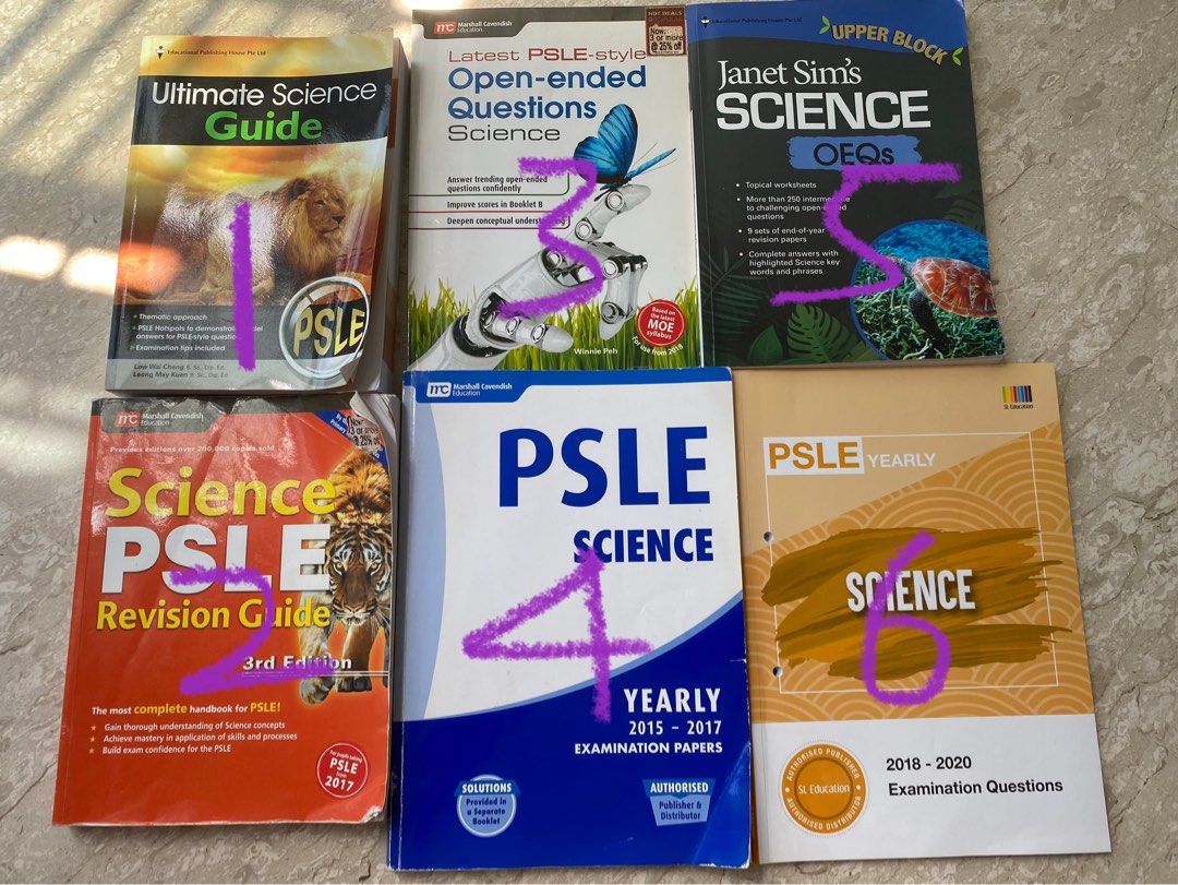 PSLE/Primary 6 Science: Guide+Assessment+Exam Paper , Hobbies & Toys ...