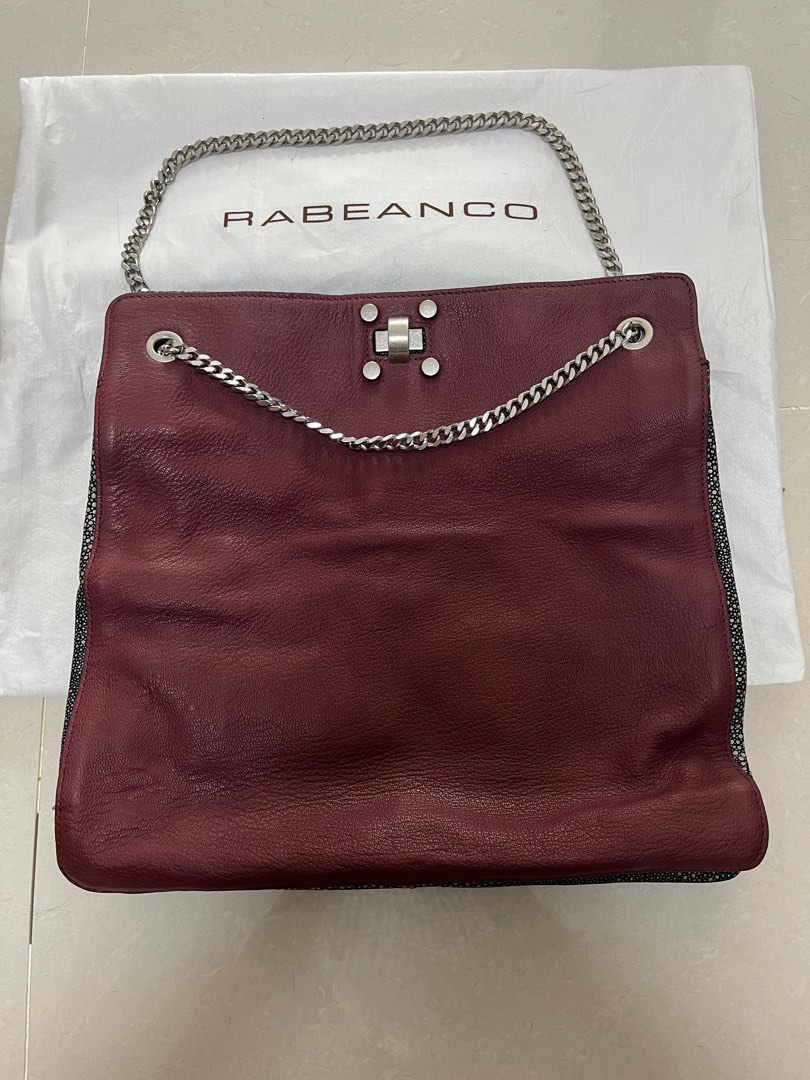 Rabeanco bag with chain strap, Women's Fashion, Bags & Wallets, Tote ...