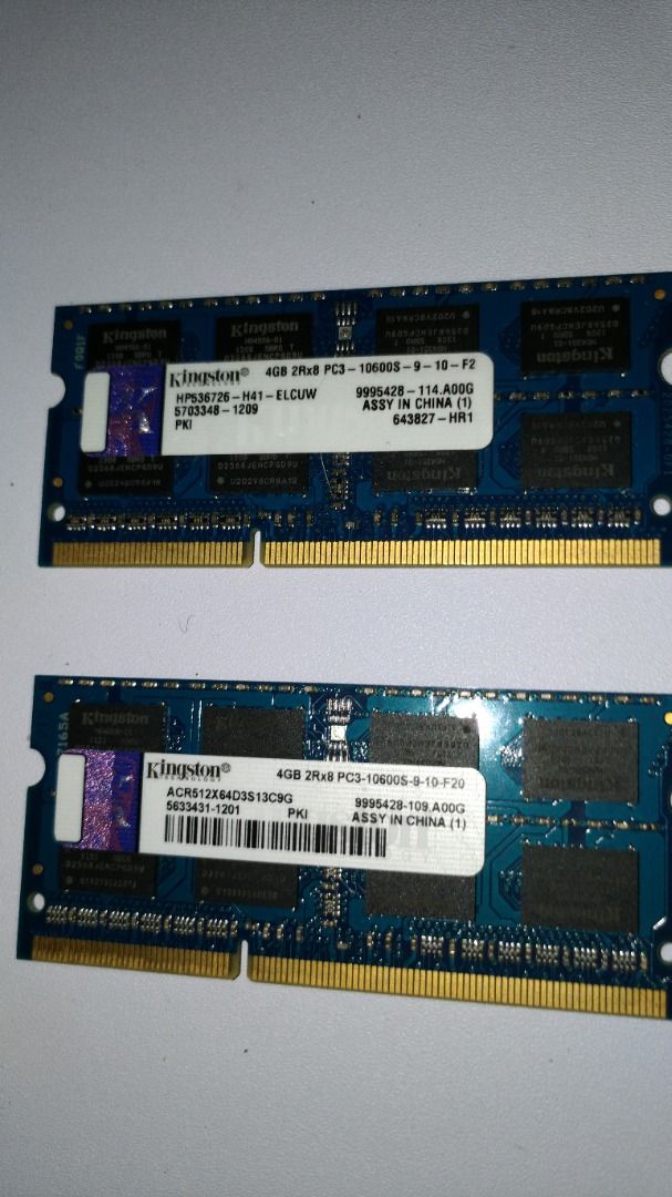 Kingston SO DIMM authorized Computer