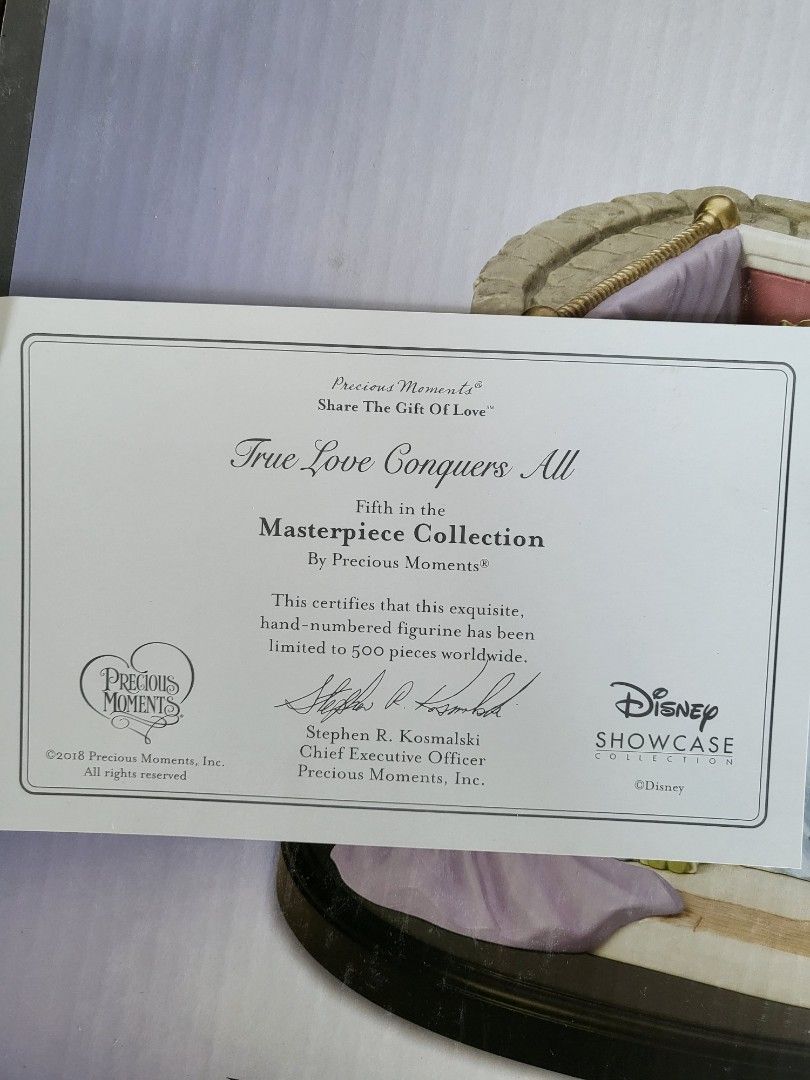 [Rare!] Precious Moments: Masterpiece Collection True Love Conquers All ...