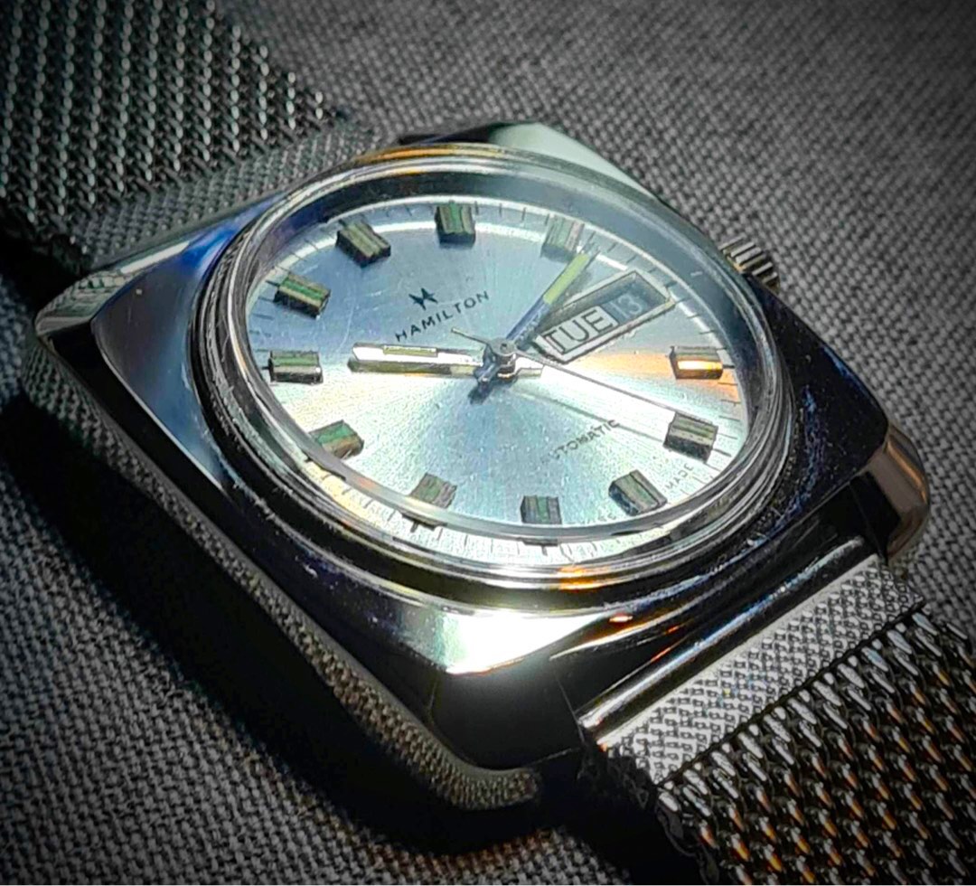 Rare Silver Color Hamilton Watch - Automatic - Swiss Made, Luxury ...