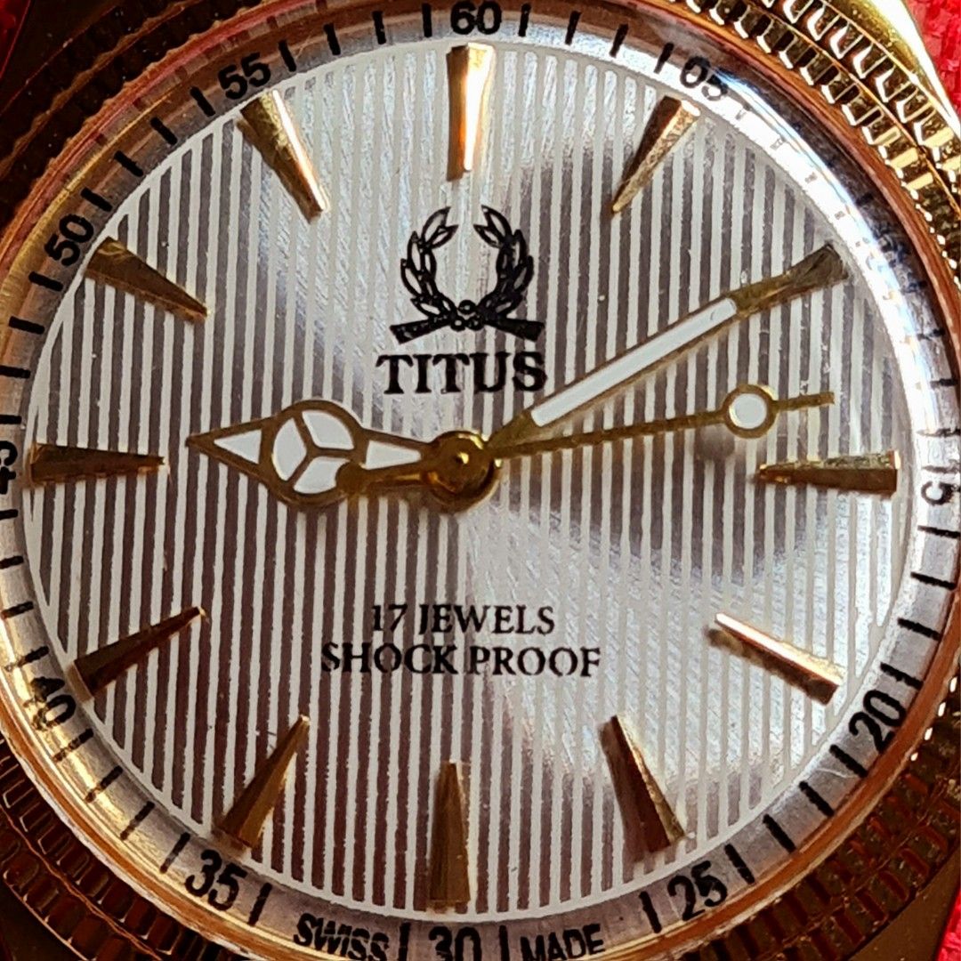Rare Titus - Swiss Made - Automatic, Luxury, Watches on Carousell