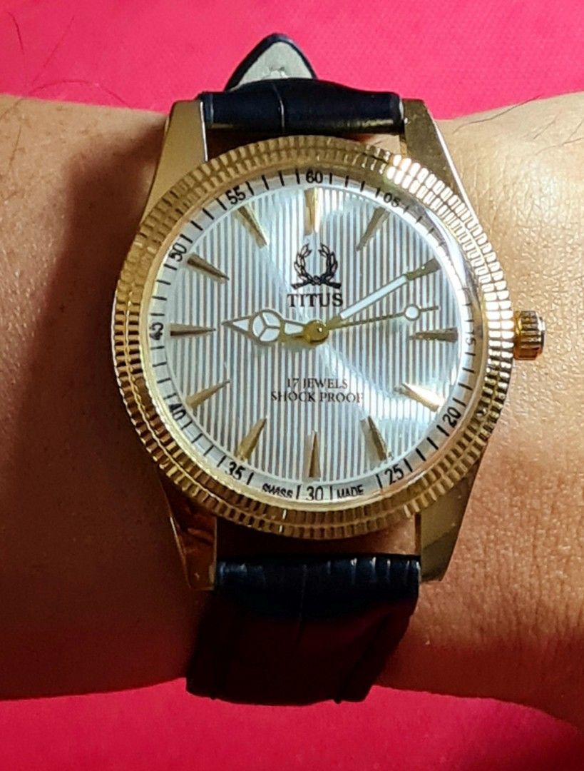 Rare Titus - Swiss Made - Automatic, Luxury, Watches on Carousell