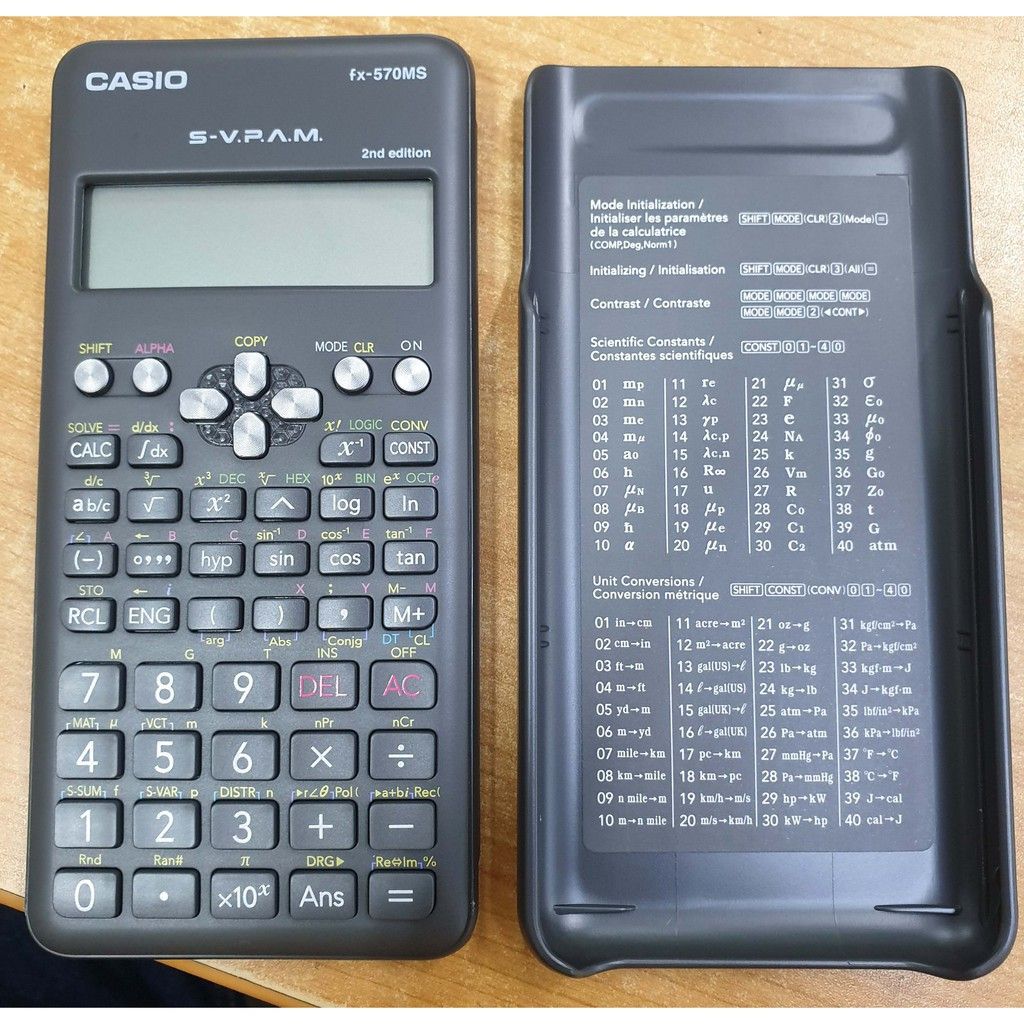 Readystock Form1-5 New Casio Scientific calculator fx-570ms, SPM ...