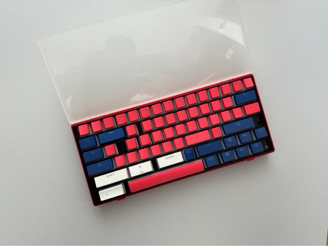 Red and blue pudding keycap profile, Computers & Tech, Parts ...