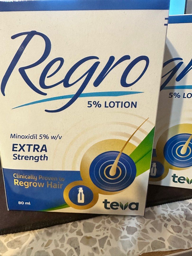 Regro 5% Minoxidil, Health & Nutrition, Health Supplements, Vitamins & Supplements on Carousell