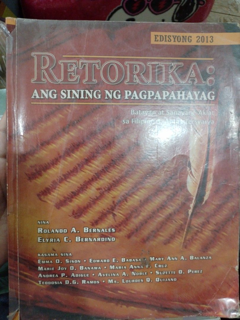 Retorika: Ang Sining ng pagpapahayag, Hobbies & Toys, Books & Magazines ...