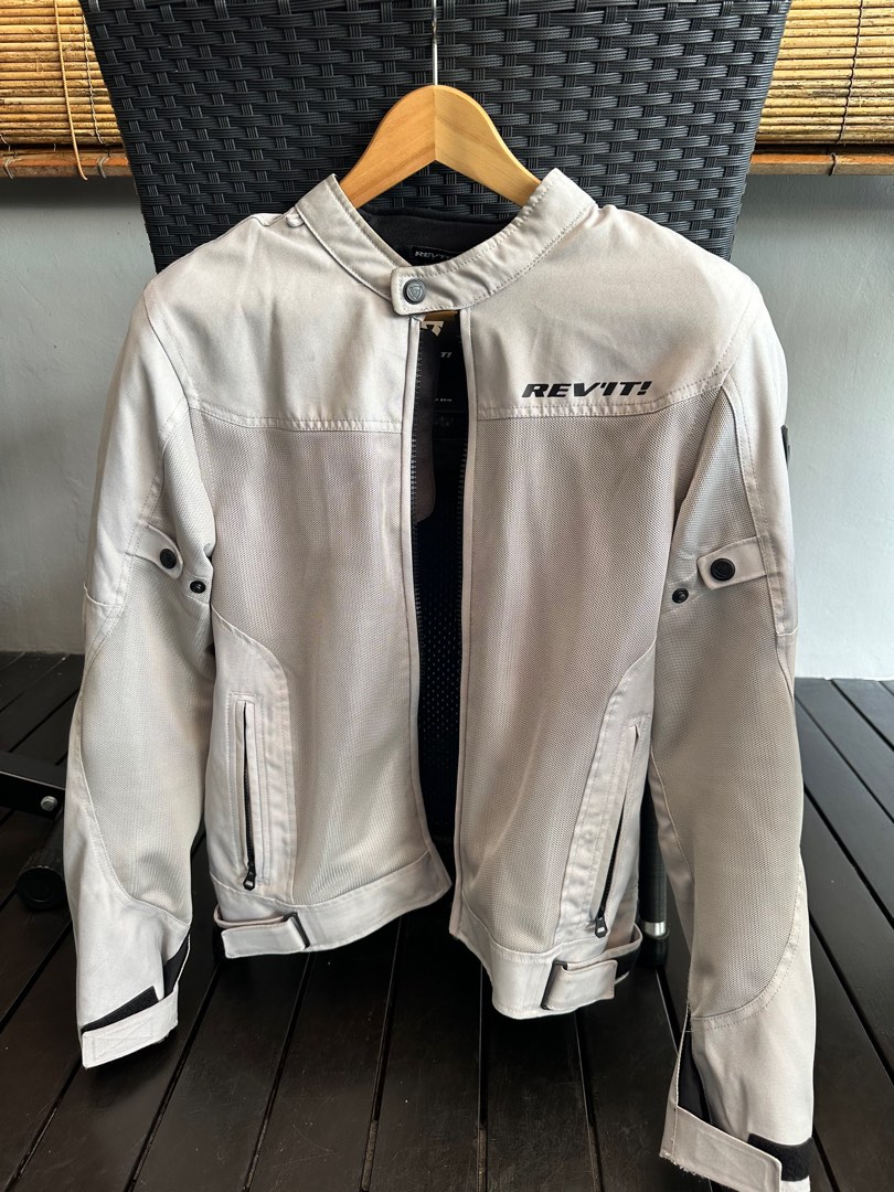 REV’IT! ECLIPSE JACKET with BACK PROTECTOR, Motorcycles, Motorcycle Apparel on Carousell