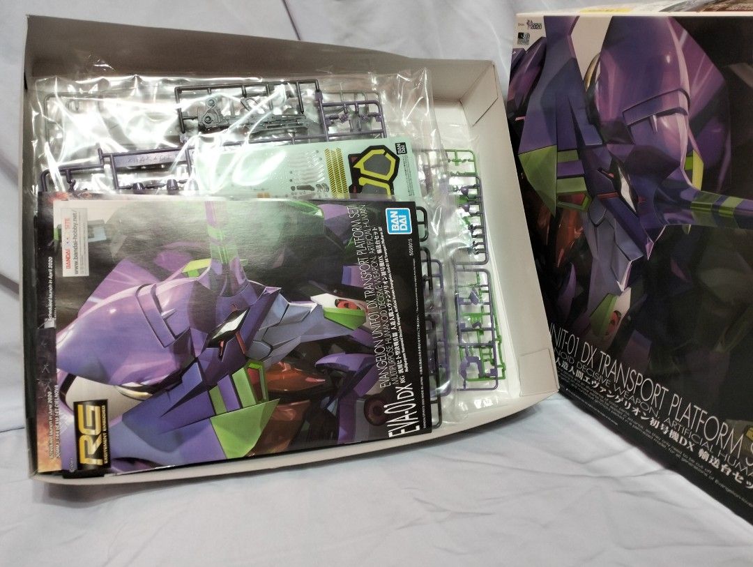 RG Evangelion Unit 01 DX Transport Platform Set Multipurpose Humanoid Decisive Weapon, Hobbies ...