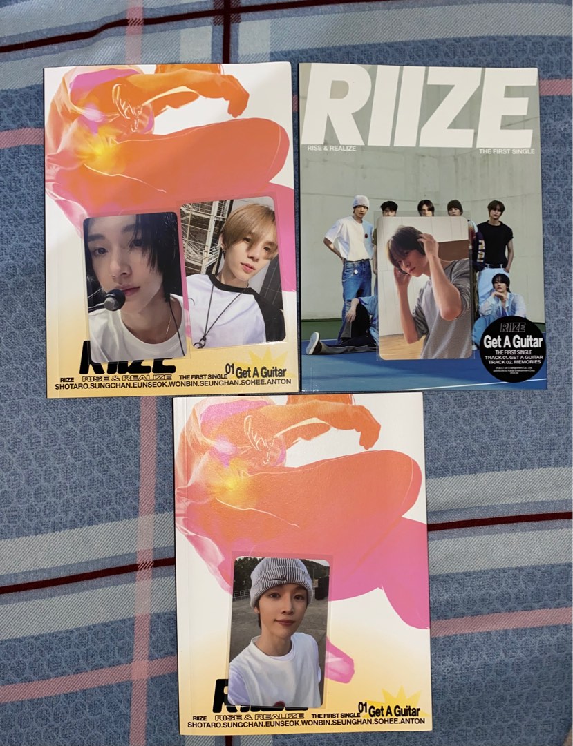 Riize Get a Guitar Unsealed Complete, Hobbies & Toys, Memorabilia & Collectibles, K-Wave on ...