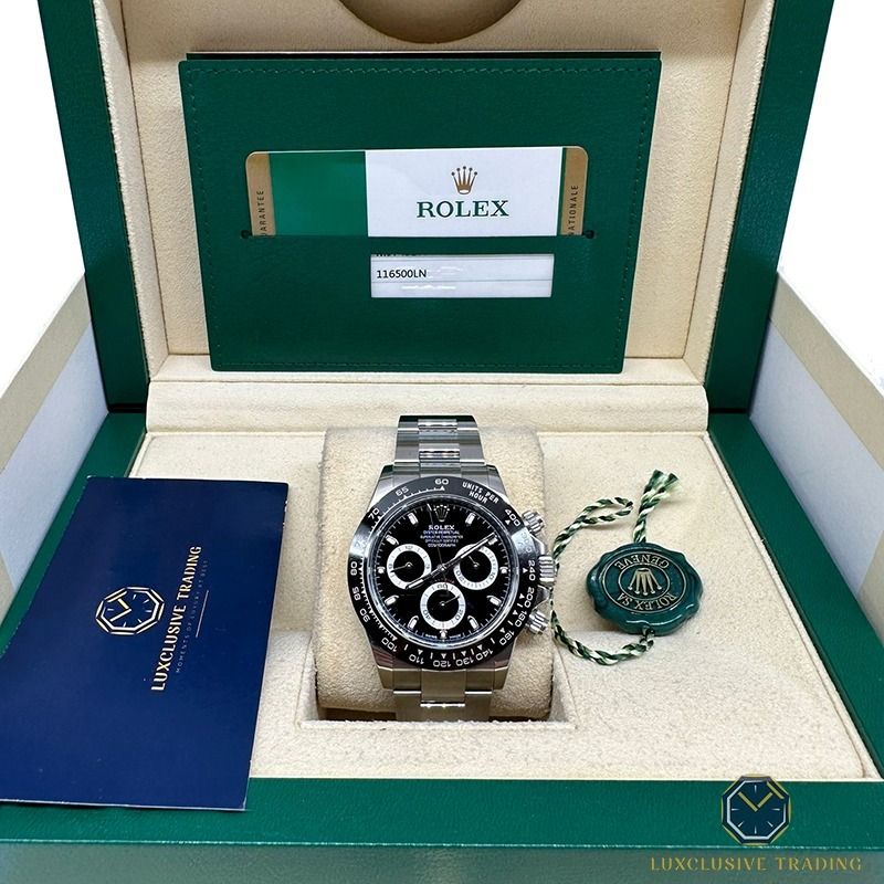 Rolex Cosmograph Daytona Black Dial Congo 116500LN Steel 40MM, Luxury ...