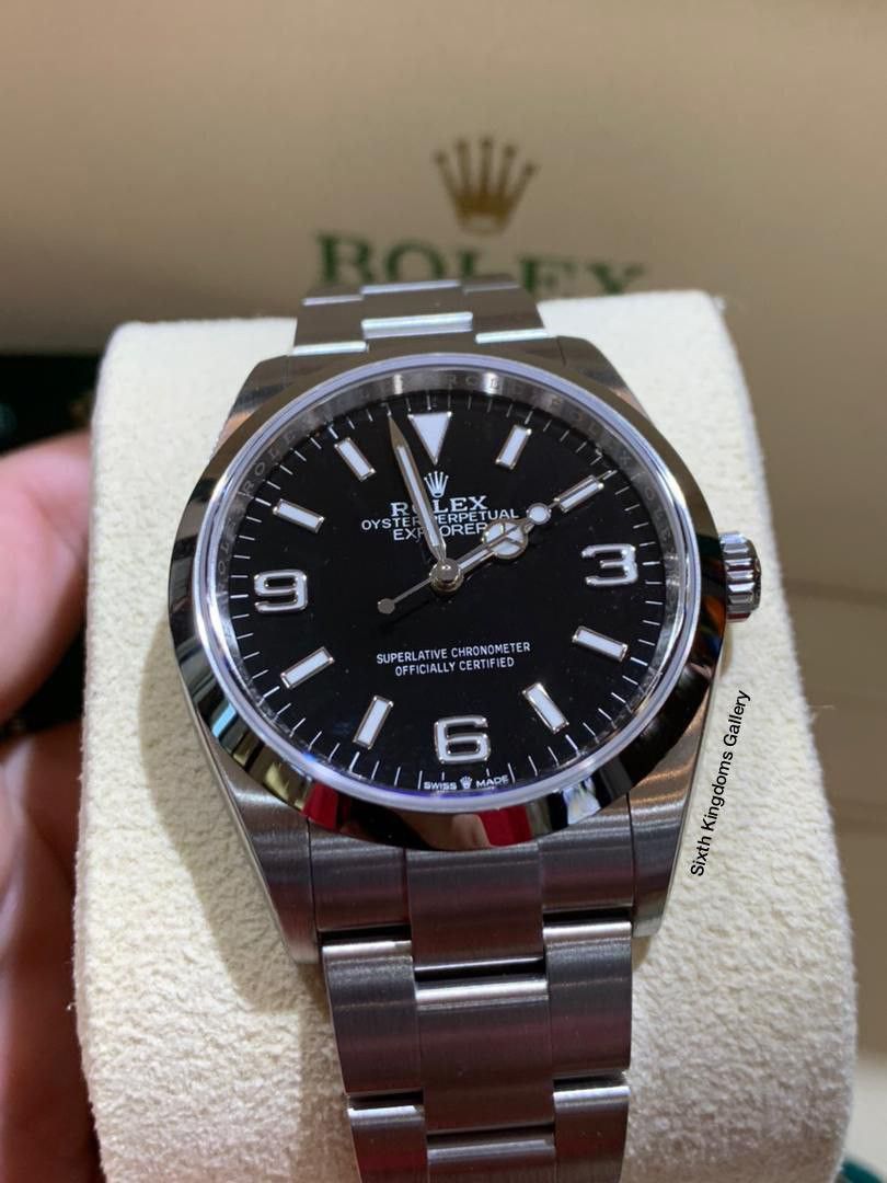 Rolex Explorer I 36mm 124270, Luxury, Watches on Carousell