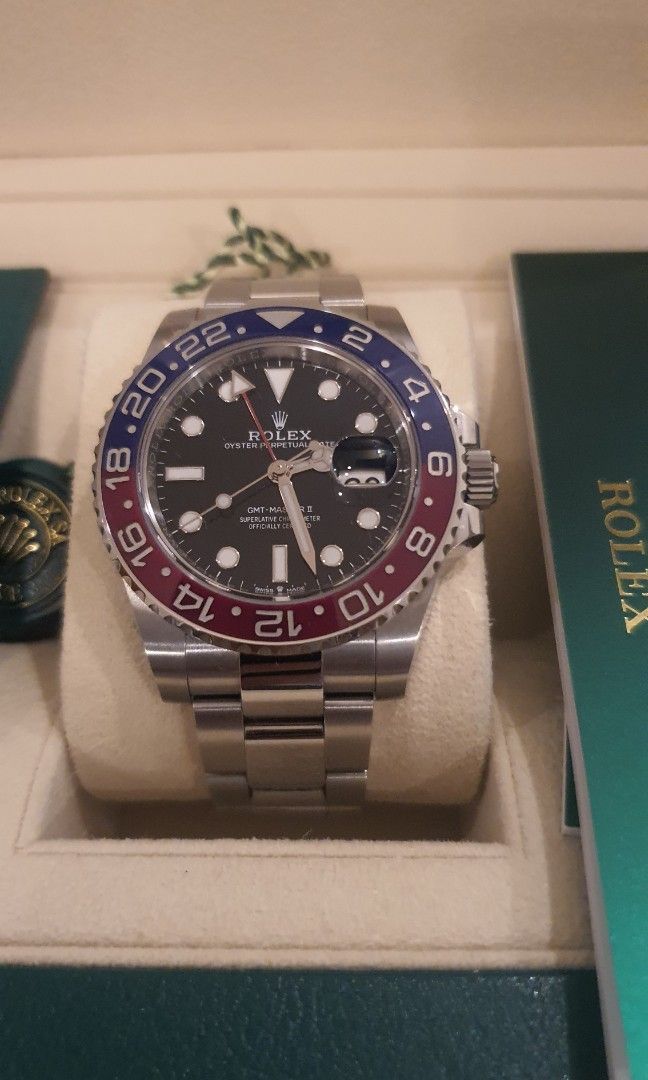Rolex GMT2 Pepsi, Luxury, Watches on Carousell