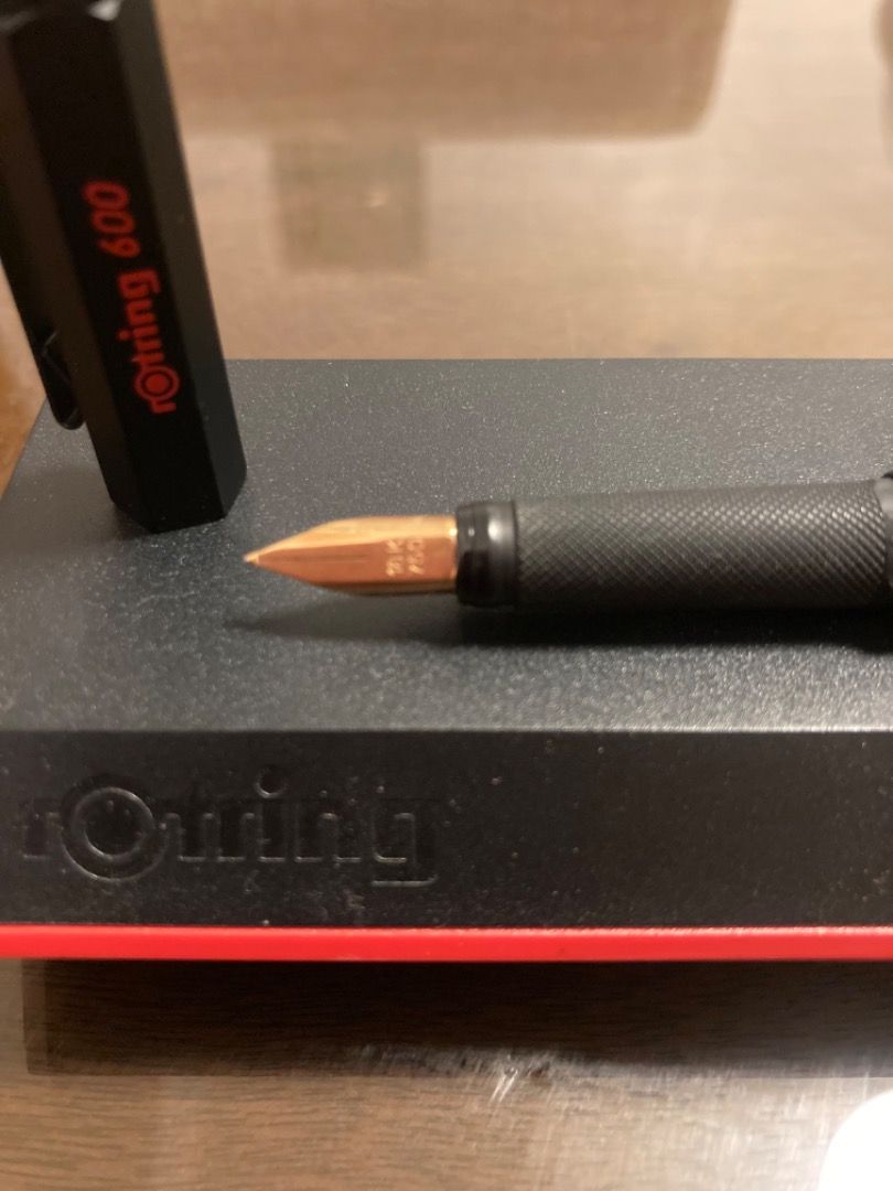 rOtring 600 Fountain Pen 18k Nib, Hobbies & Toys, Stationary & Craft ...