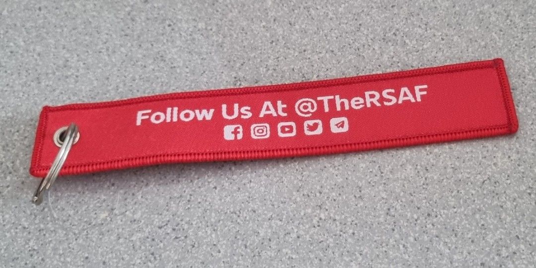 RSAF Keychain- remove before flight tag, Hobbies & Toys, Memorabilia ...