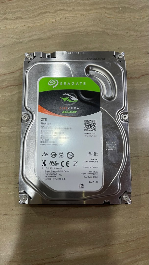 Seagate FireCuda 3.5 SSHD 2TB, Computers & Tech, Parts & Accessories ...