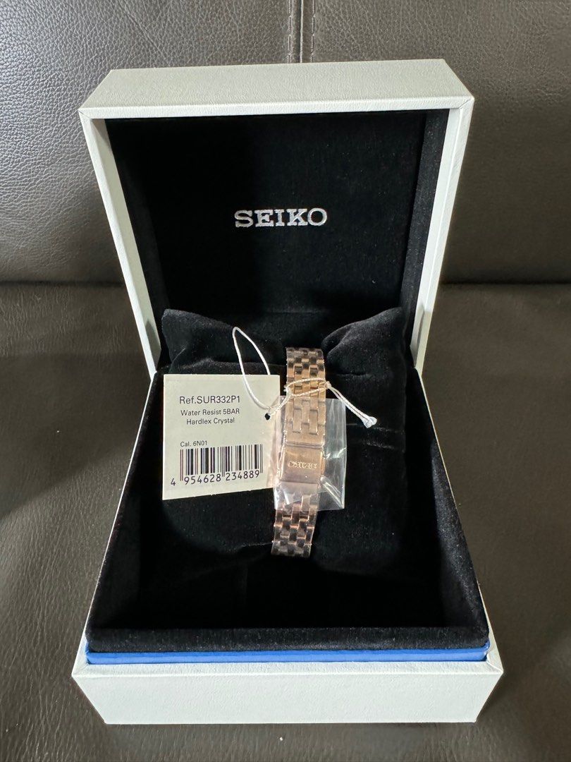 SEIKO SUR332P1 QUARTZ ANALOG 3 HANDS WOMEN WATCH, Women's Fashion ...