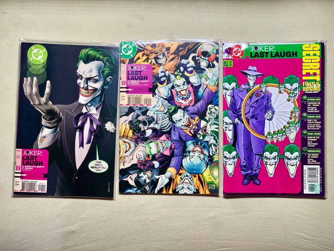 SET - Joker : Last Laugh 22 issues DC Comics 2001 Jim Lee Tim Sale Bill ...