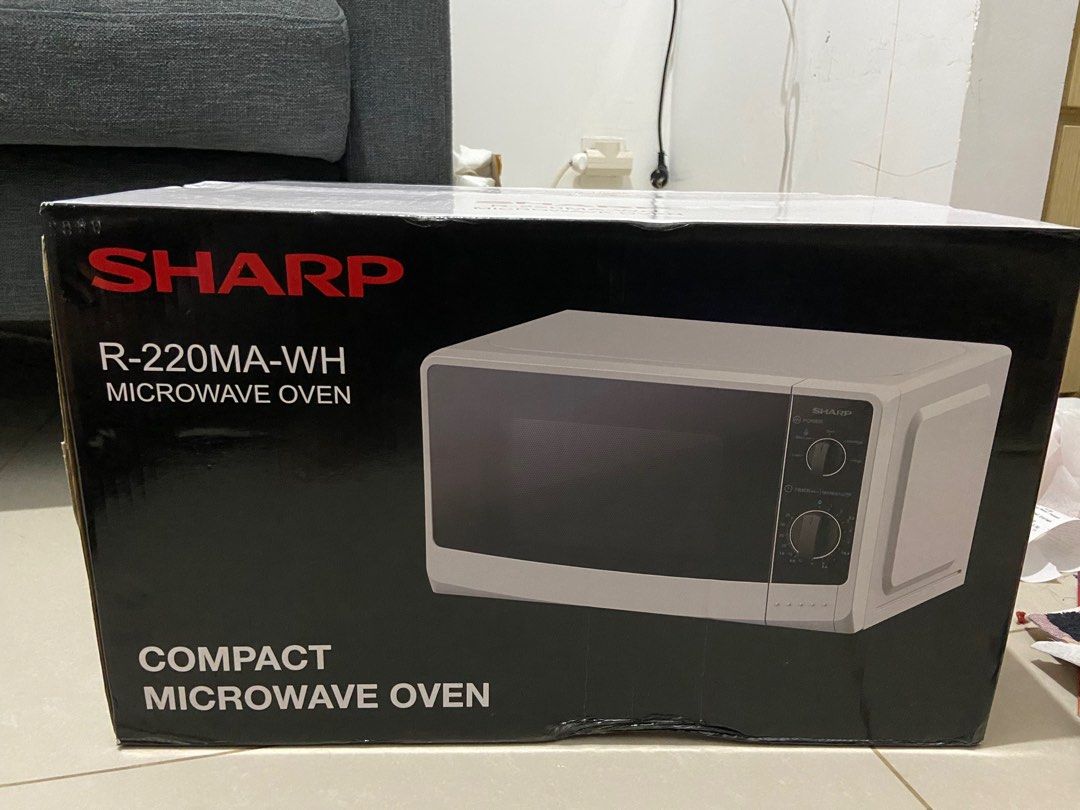 Sharp Microwave Oven R-220MA-WH, Kitchen & Appliances di Carousell