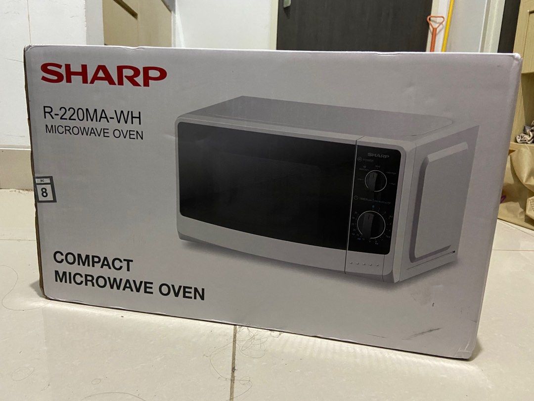 Sharp Microwave Oven R-220MA-WH, Kitchen & Appliances di Carousell