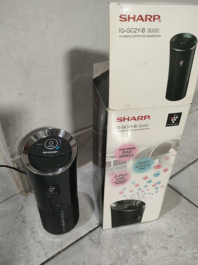 Sharp Plasmacluster Ion Generator IG-GC2Y-B, Elektronik, Lainnya di Carousell