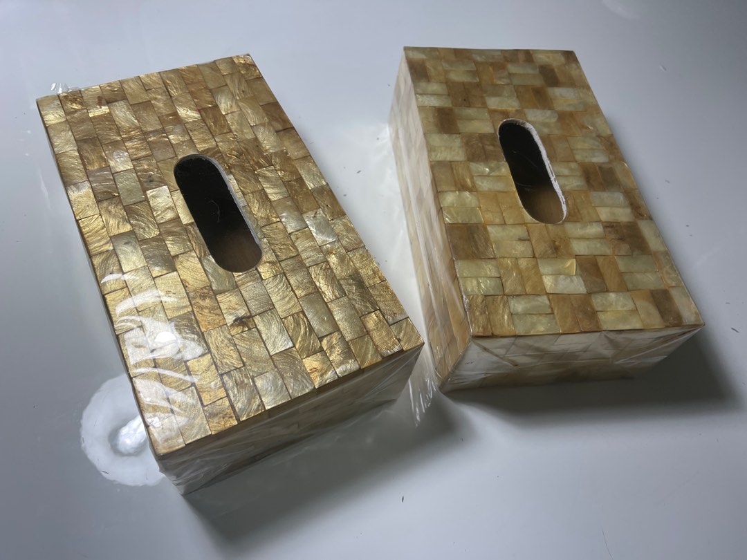 Shell Tissue Box, Furniture & Home Living, Furniture, Other Home ...