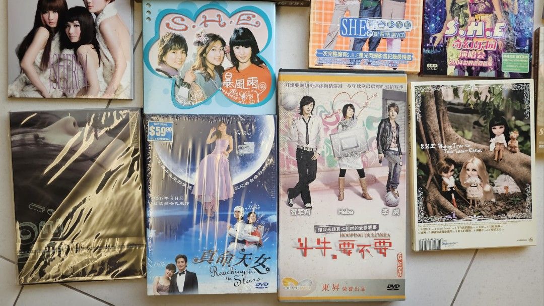 S.H.E/SHE Selina,Hebe, Ella music albums and drama DVDs, Hobbies & Toys, Music & Media, CDs ...