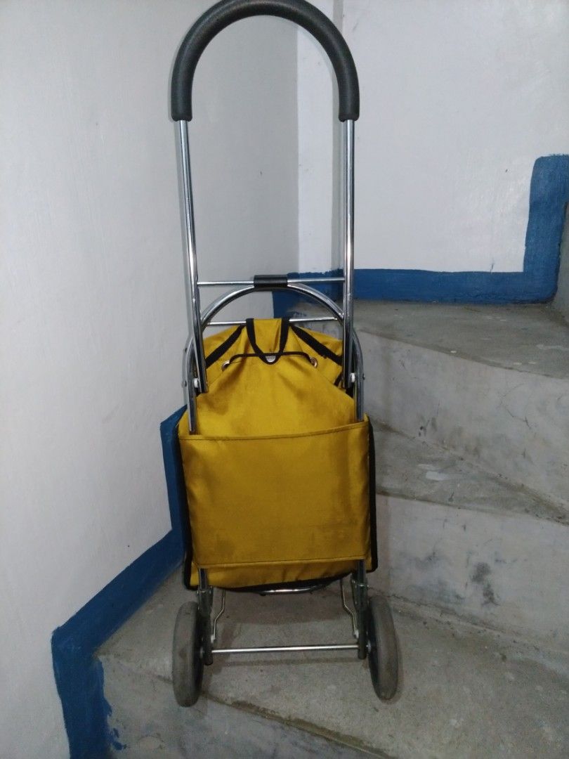 Shinwa Heavy Duty Market Metal Aluminum Stainless Pet or School Trolley ...