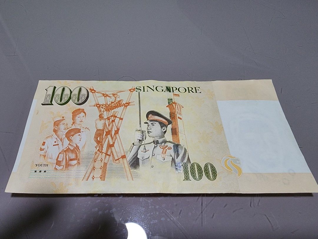Singapore Notes $100 888805, Hobbies & Toys, Memorabilia & Collectibles ...