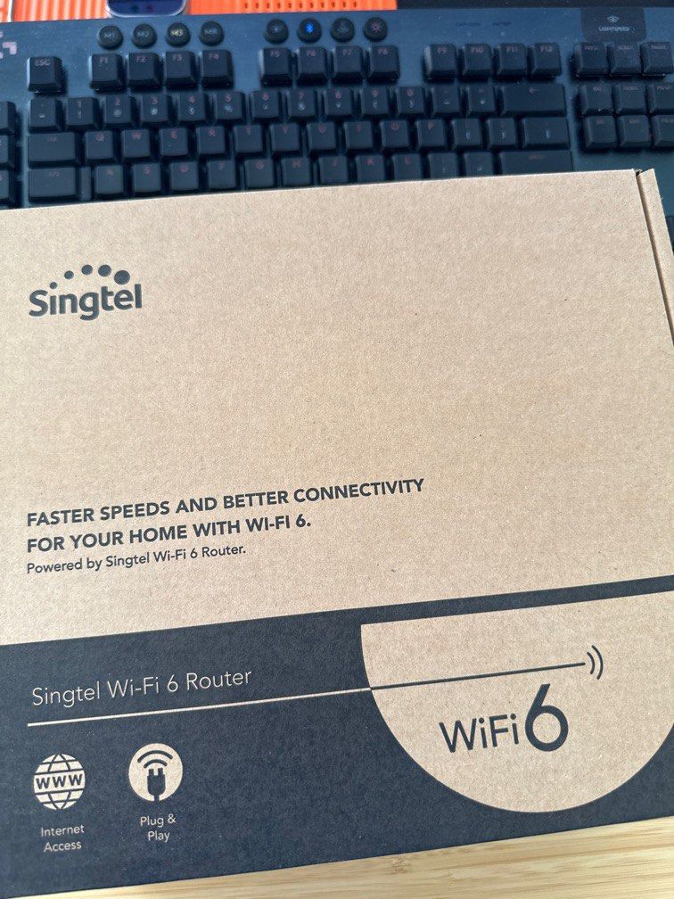 Singtel WiFi 6 router, Computers & Tech, Parts & Accessories ...