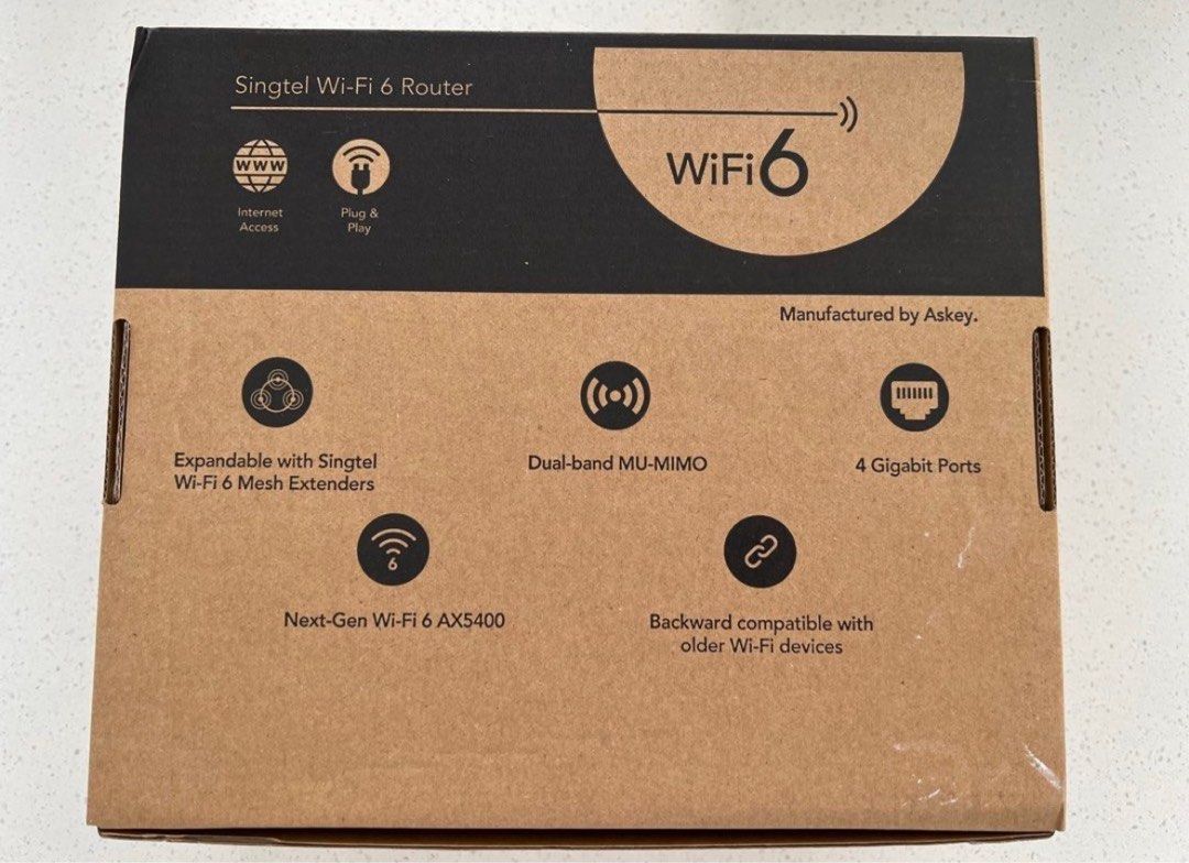 Singtel Wi-Fi 6 Router, Computers & Tech, Parts & Accessories ...
