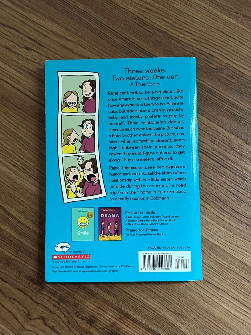 Sisters by Raina Telgemeier book/buku, Hobbies & Toys, Books ...